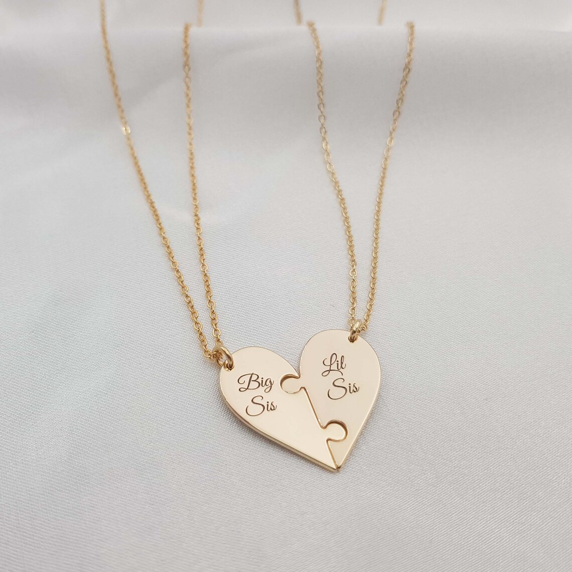 Two Sisters Necklace Two Sisters Jewelry Sister Necklace - Etsy