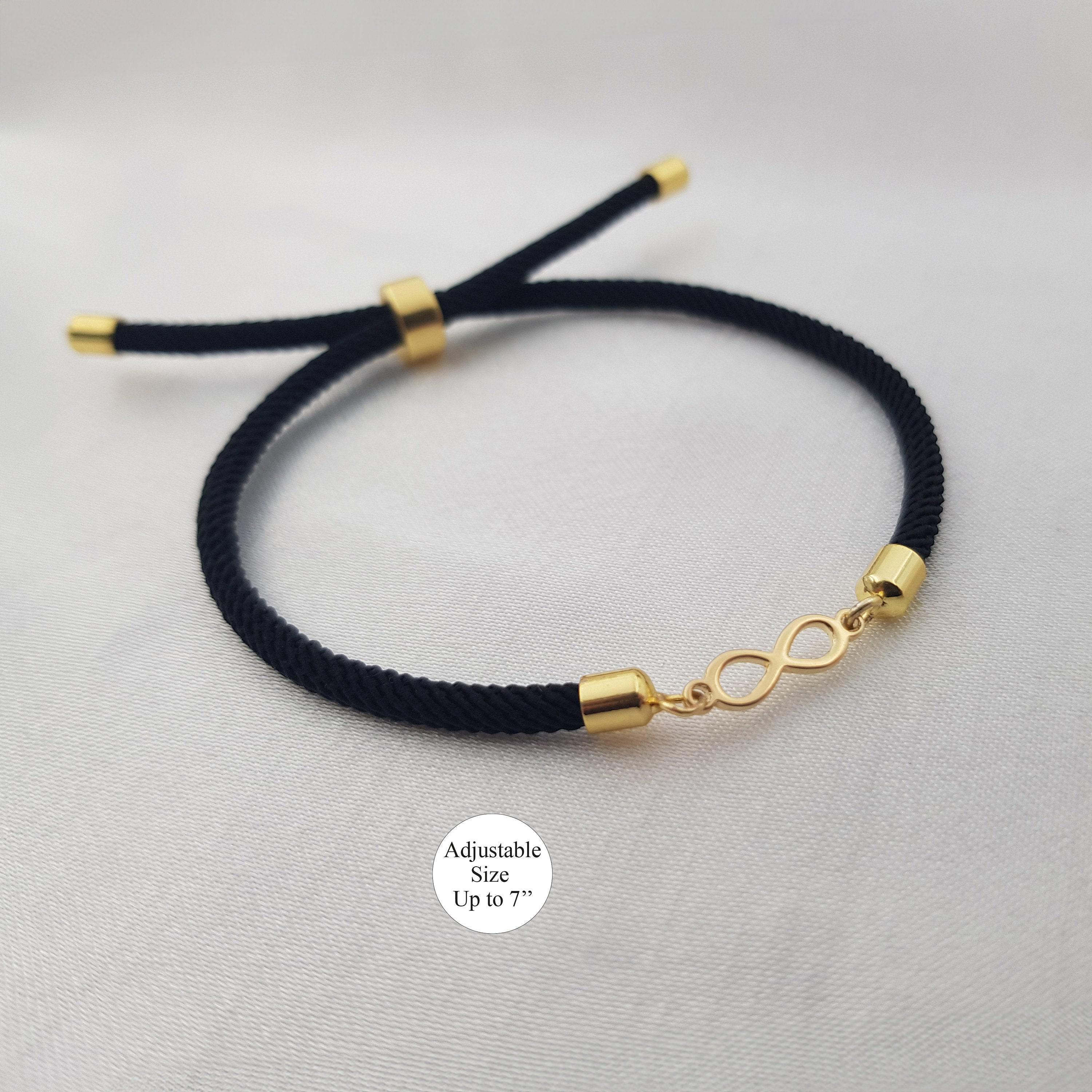 Infinity Cord Bracelet • Customized Infinity Bracelet • Infinity ...