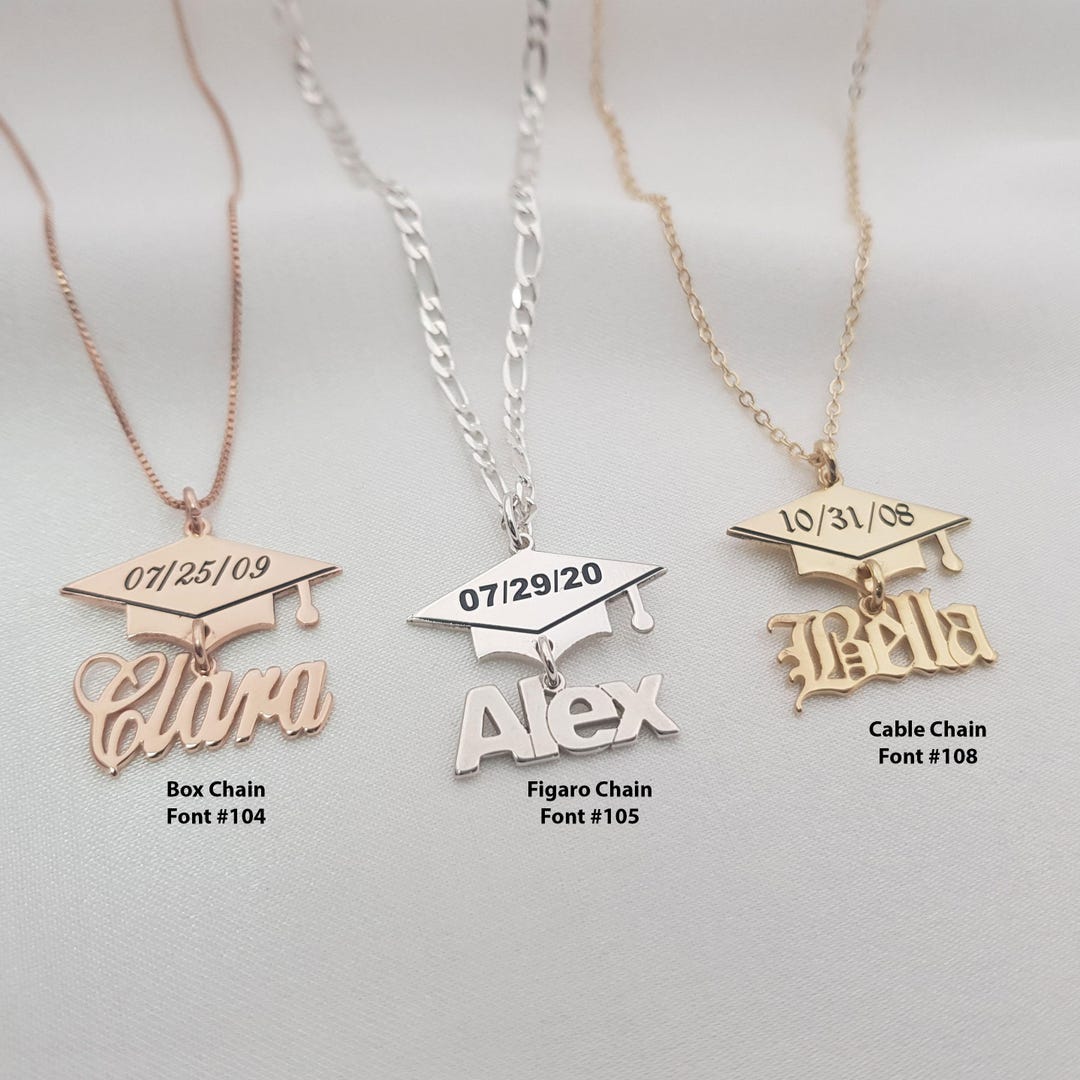Graduation Cap Necklace Gift, Necklace for Graduation, Graduation Gift ...