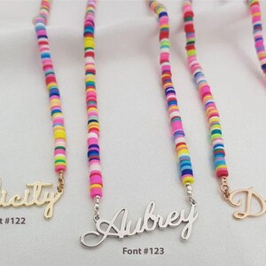 Name Necklace for Girls • Little Girl Name Necklace • Name Jewelry for ...