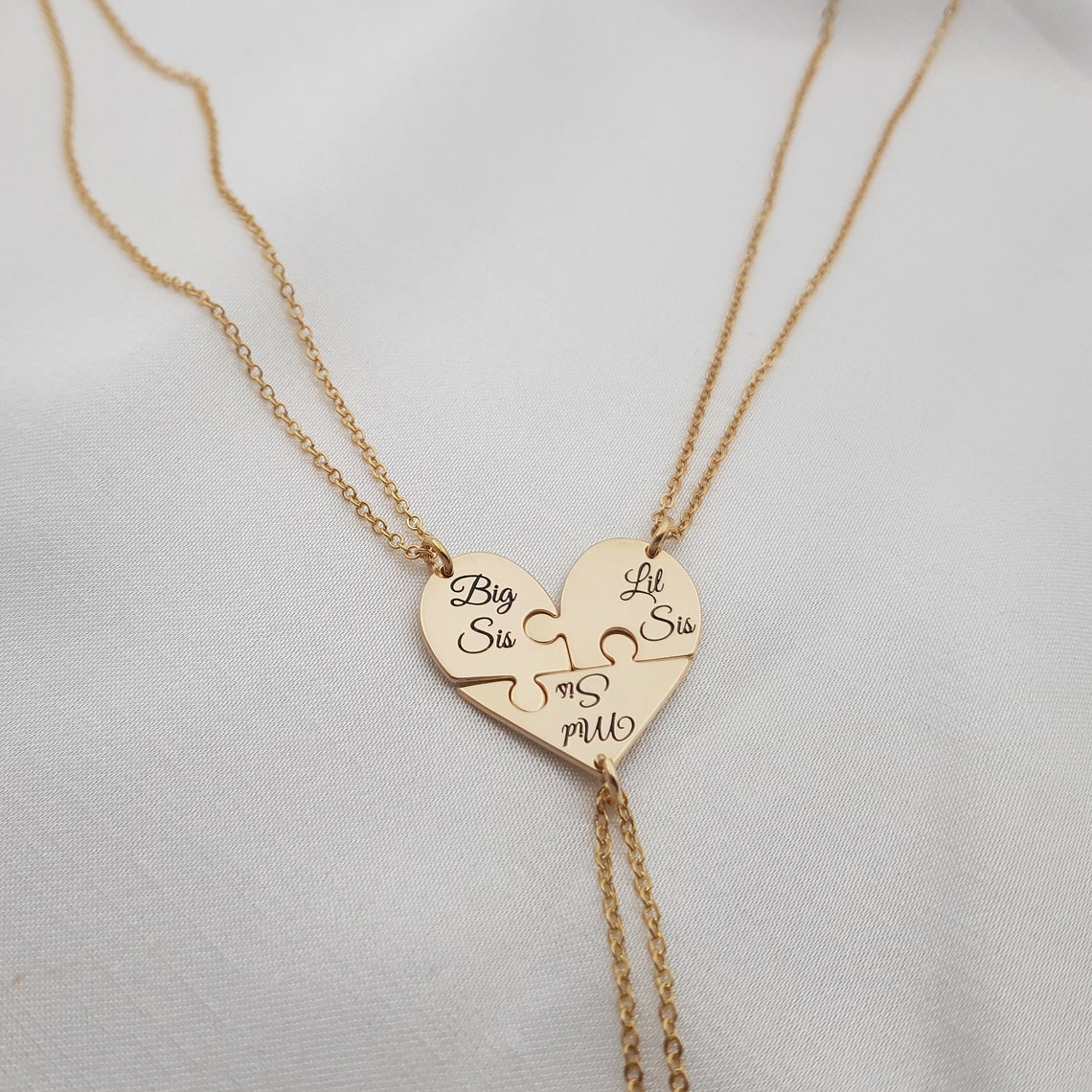 3 Sisters Necklace Set Sister Necklace for 3 Three Sisters - Etsy