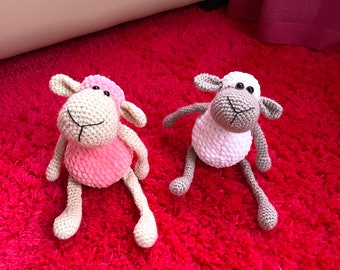 Pink Sheep Plush | Etsy