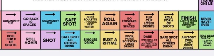 Printable Digital Download - DRUNK BLACKOUT BOARD Drinking Game - Etsy