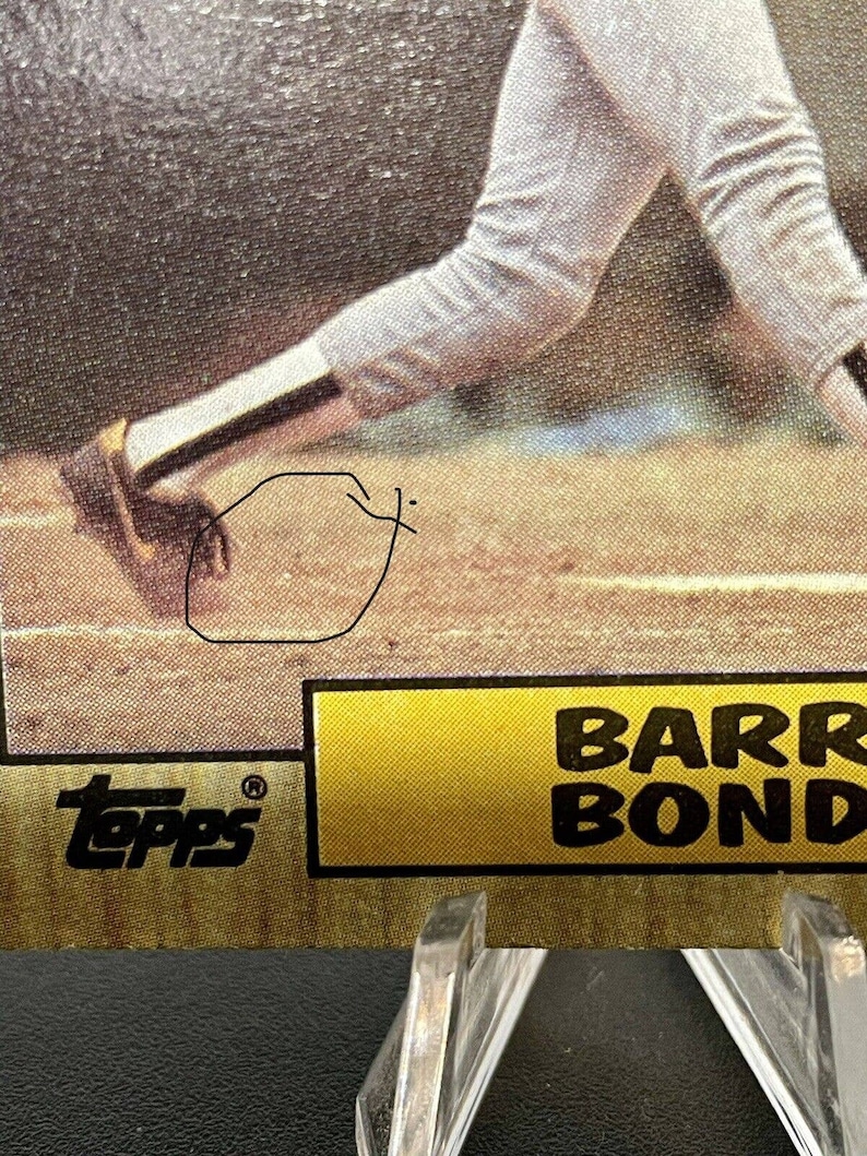 1987 Topps Barry Bonds #320 Error Card Rc Pittsburgh Pirate Rare - Etsy