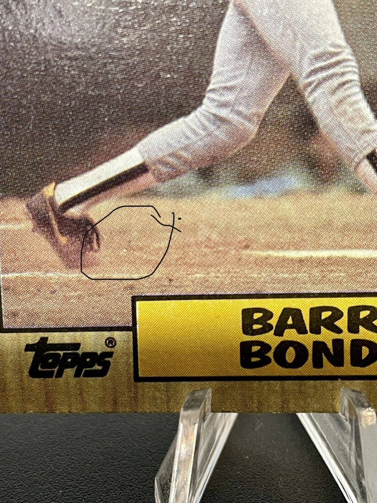 1987 Topps Barry Bonds #320 Error Card Rc Pittsburgh Pirate Rare - Etsy