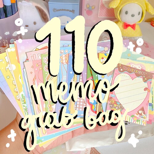 Kawaii Memo Grab Bag Memo Grab Bag Mystery Bag Memo - Etsy