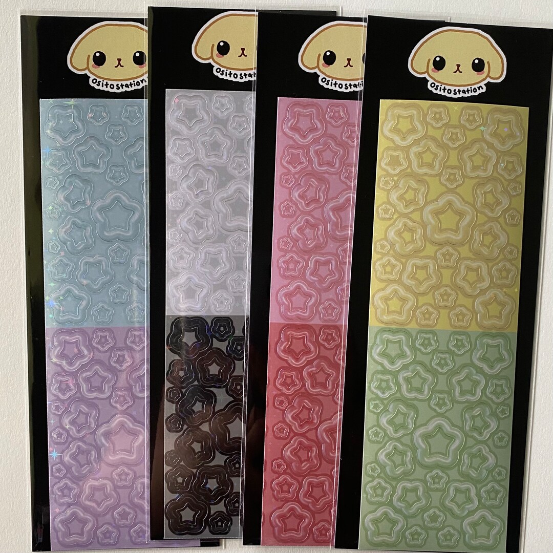 Flower Hoops 3d Deco Sticker Sheet, Polco, Toploader Kpop Deco Sticker ...