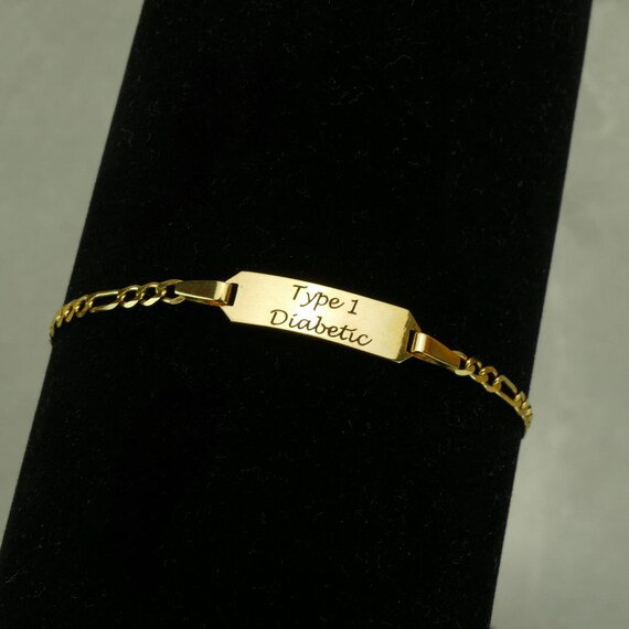 Personalised 9ct Yellow Gold Identity ID Childrens Bracelet Custom Engraved 9ct Gold Kids Name Curb Link Bracelet Etsy Australia