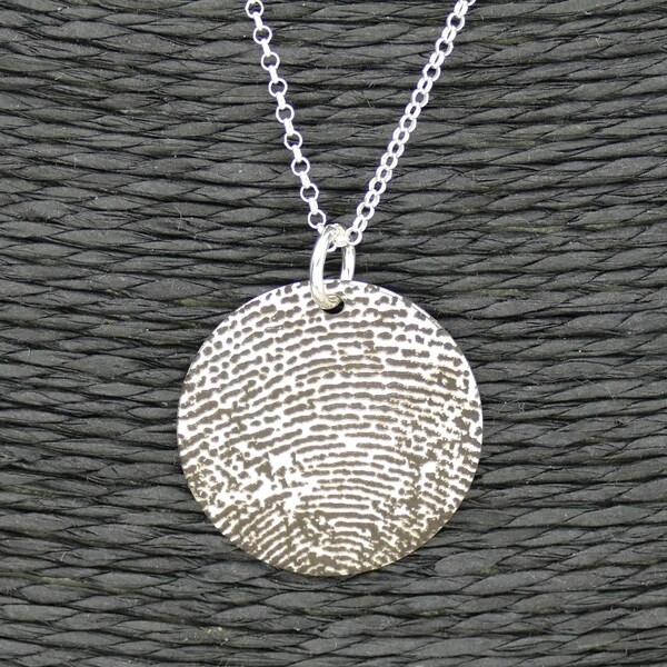 Fingerprint Jewelry - Etsy