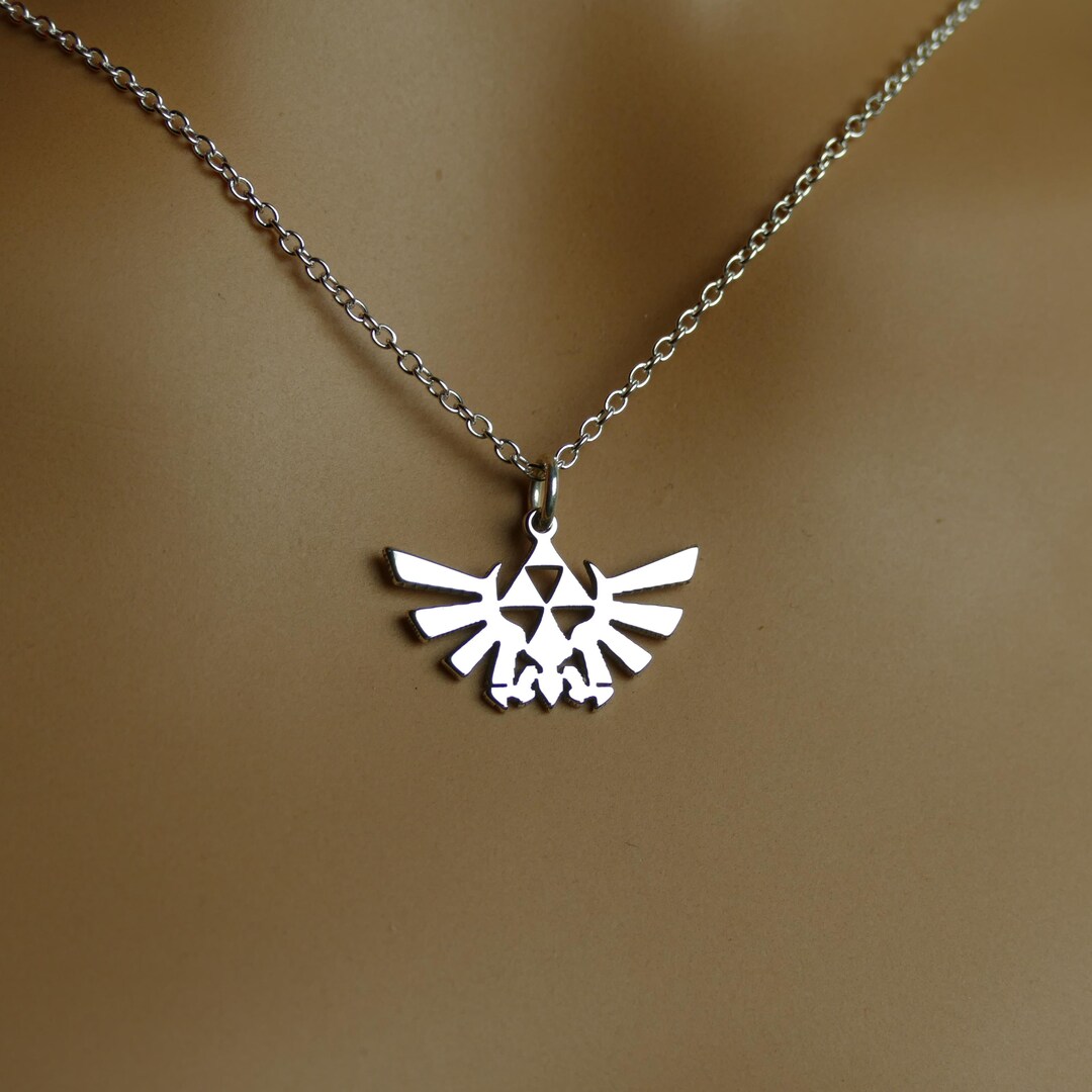 Sterling Silver Gamer Pendant Necklace – Retro Fantasy Game Inspired ...