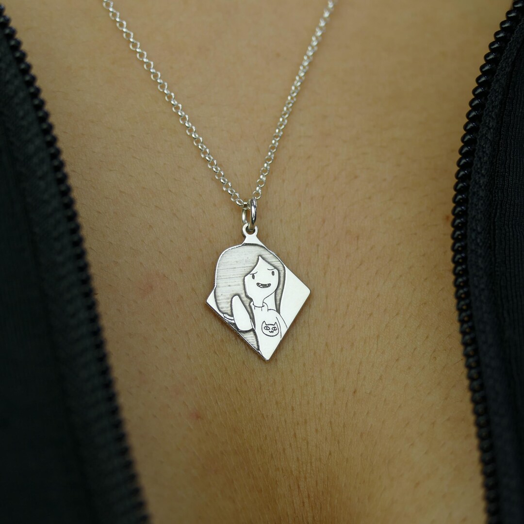 High Quality Marceline Necklace • Sterling Silver Adventure Time ...