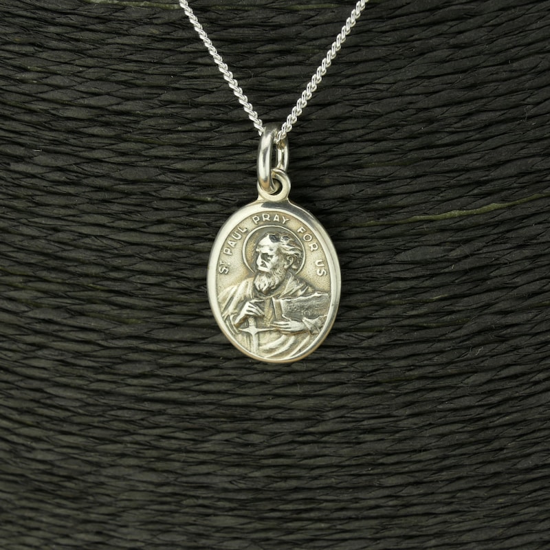 St Paul Mens Necklace - Etsy UK