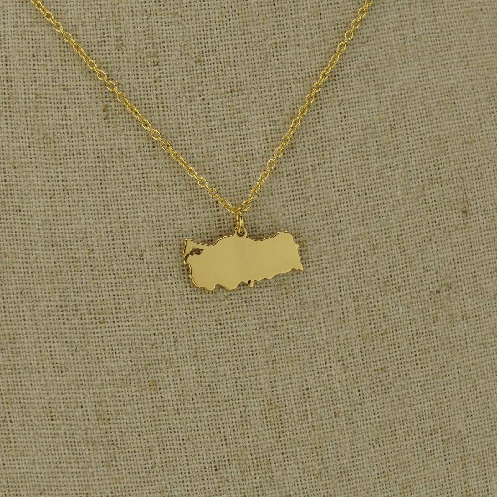 High Quality Turkey Map Necklace • Gift • Sterling Silver Turkey ...
