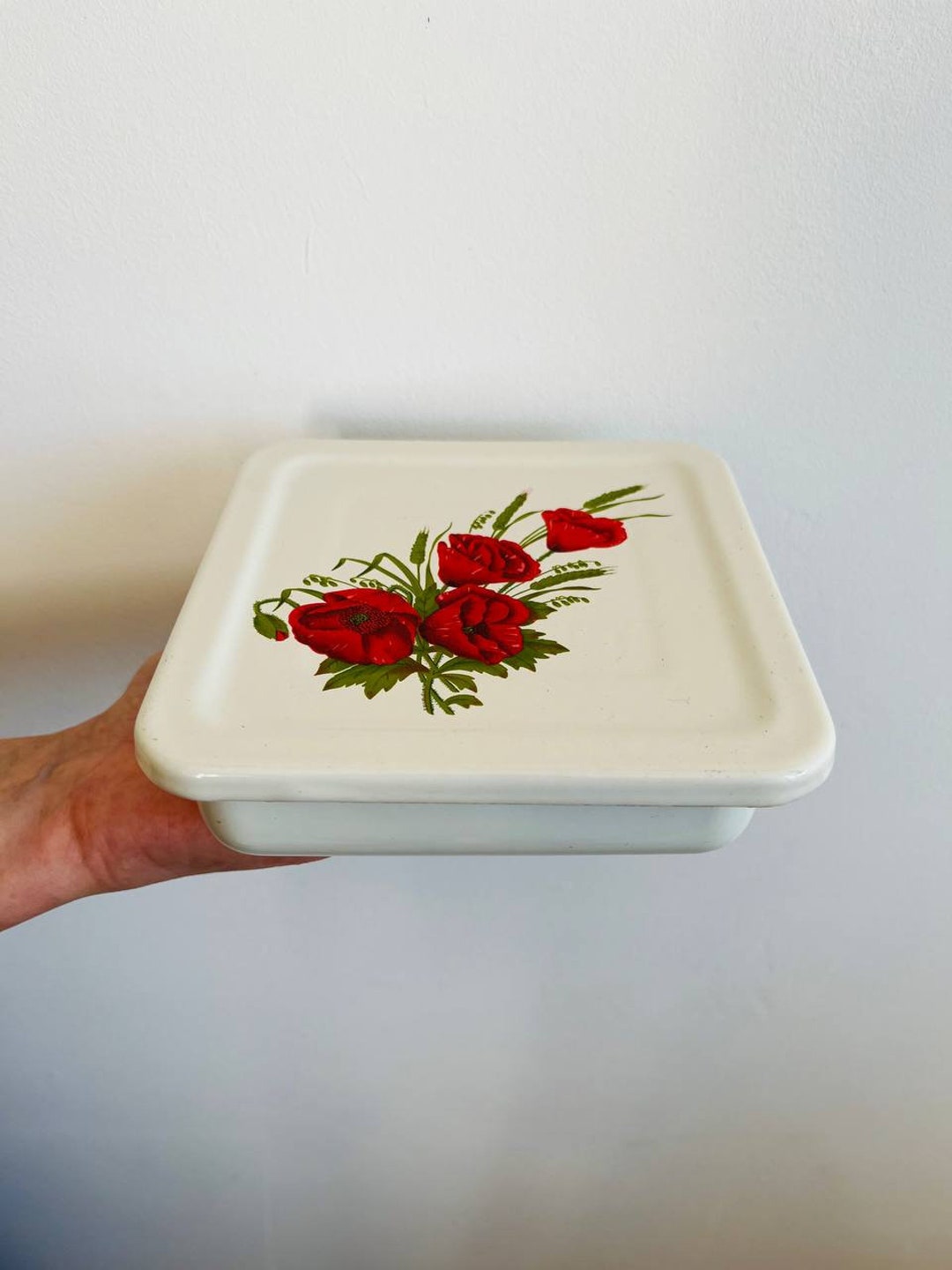 Vintage Metal Container, Vintage Kitchenware, Restaurant Decor ...