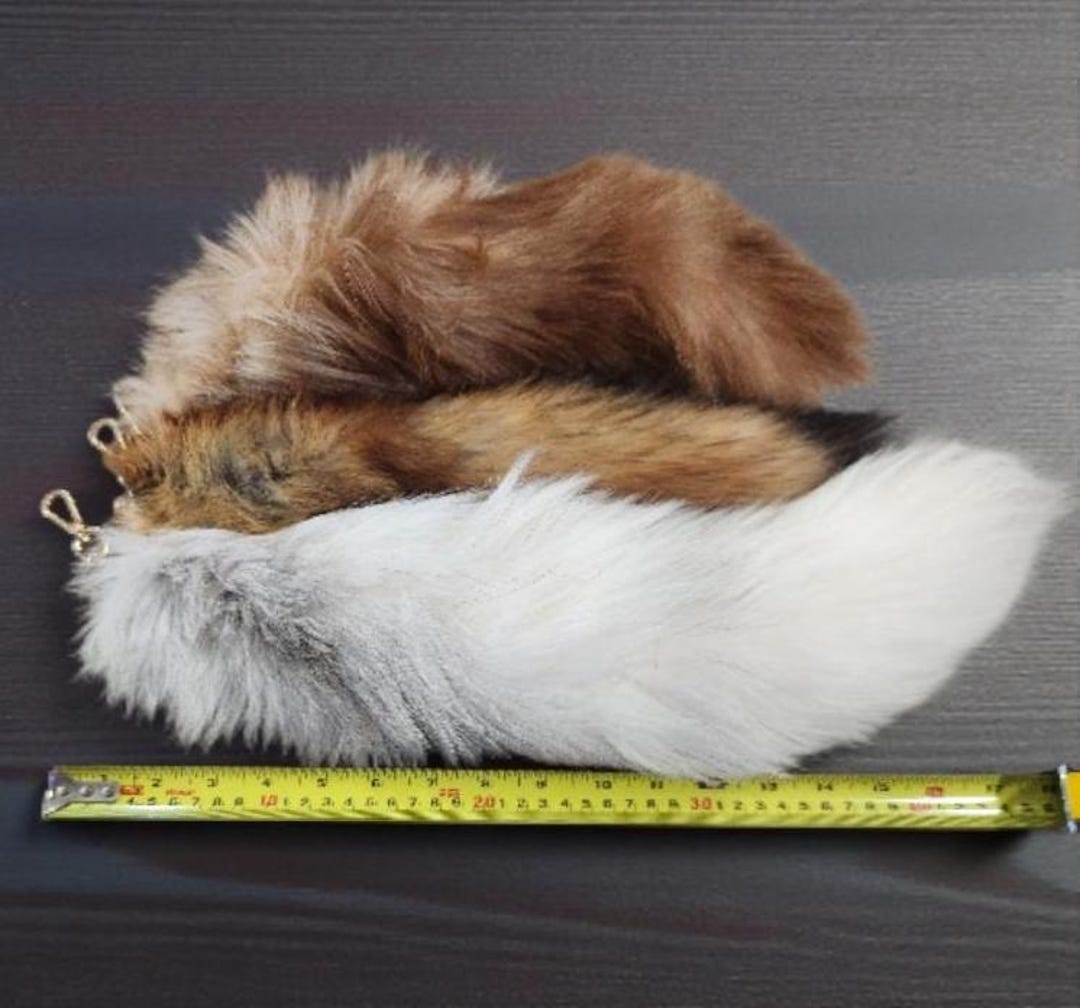 Full-sized Fox Tail W/ Keychain Attachment - Etsy
