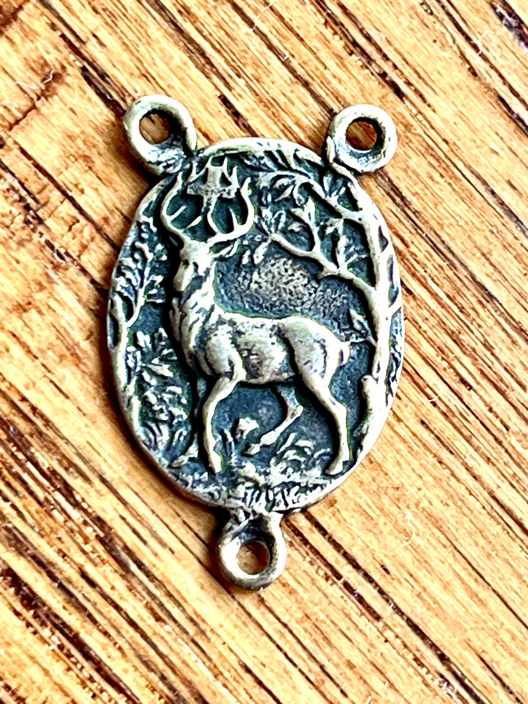 St Hubert Rosary Center ~ Patron Saint of Hunters ~ Vintage Style ...