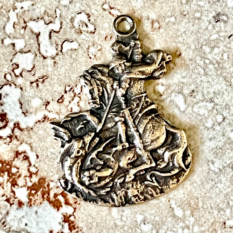 St George Pendant - Etsy