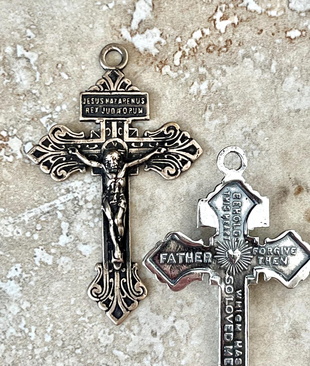Pardon Indulgence Crucifix ~ Hand Cast Available in Bronze and Sterling ...