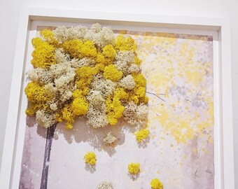 Mustard Tree Art - Etsy