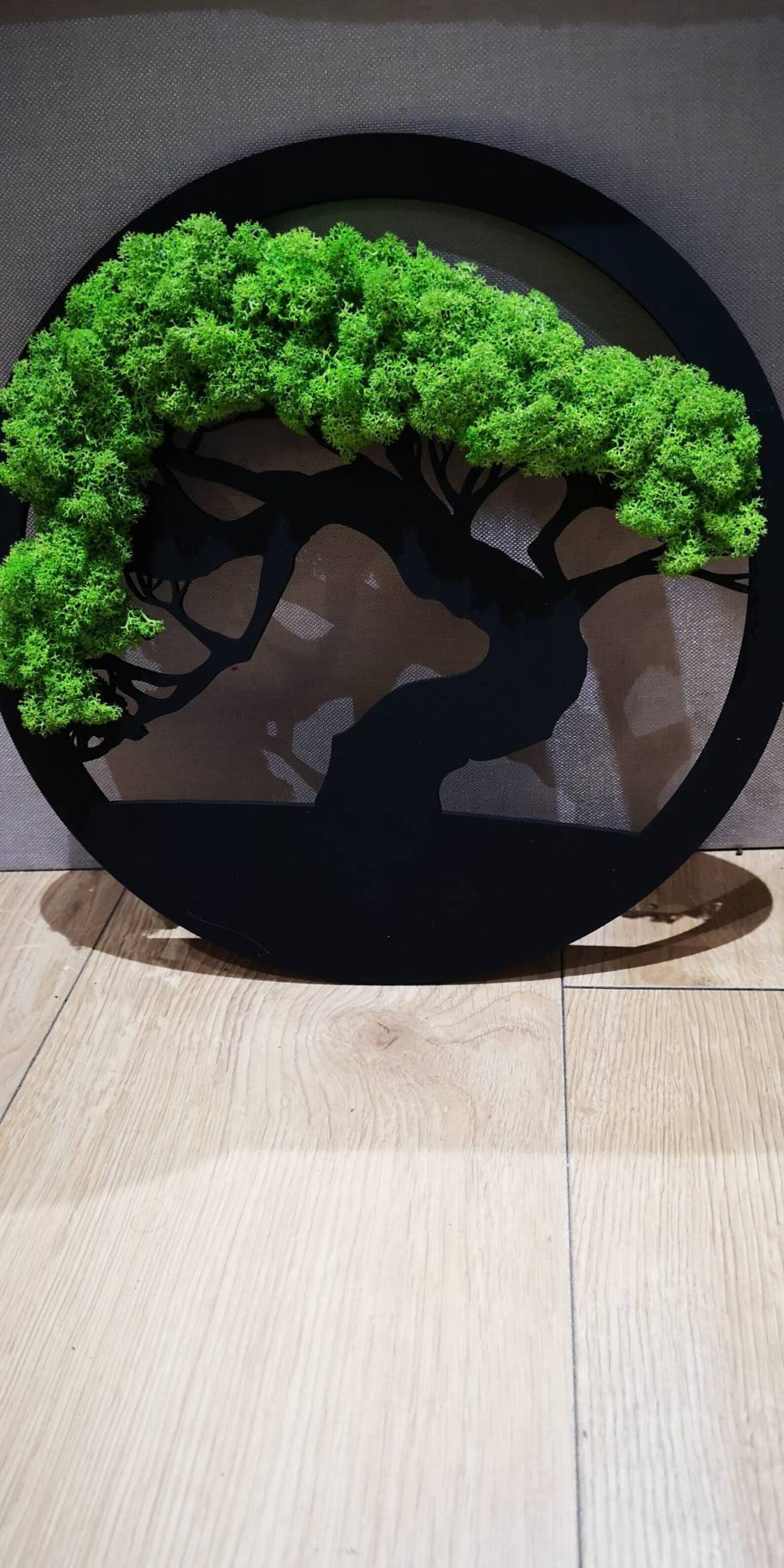 Tree of Life Bonsai Moss Wall Art Decor Preserved Moss Office | Etsy