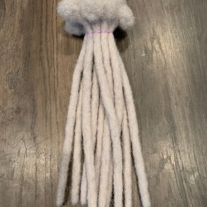 100% Human Hair Dreadlocks Extensions Handmade, Dreadloc, Human Hair ...