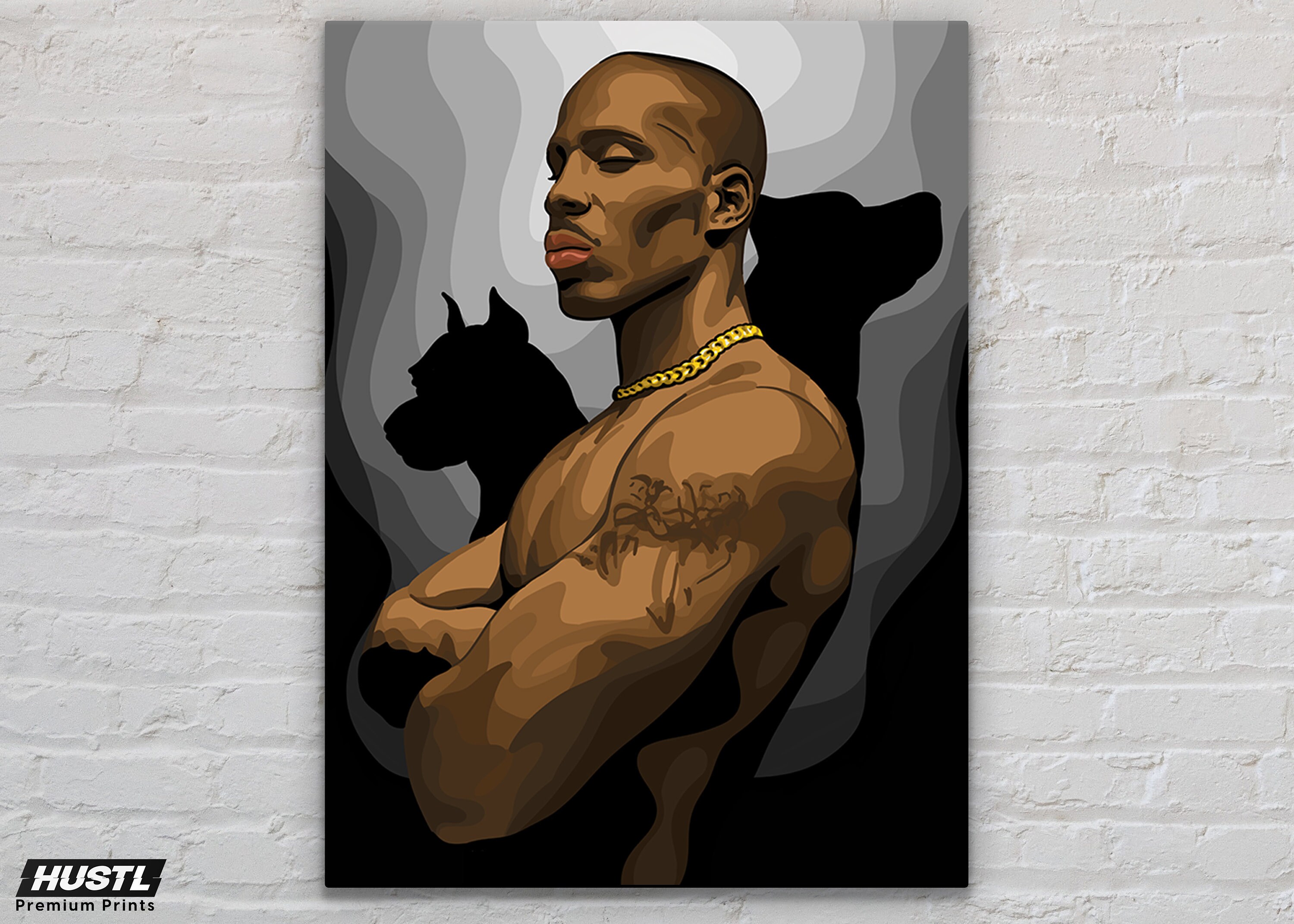 Dmx canvas Dmx Rip Art Dmx Wall Decor Dmx Wall Art Dmx | Etsy