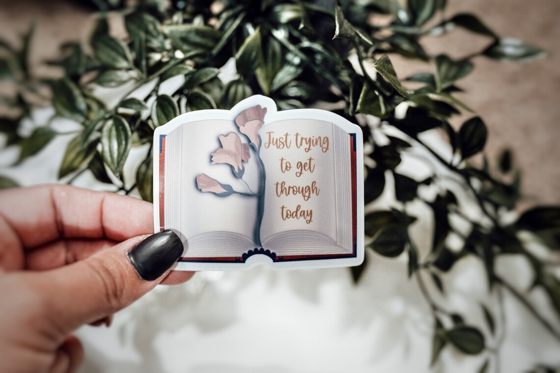 Open Book Sticker - Etsy