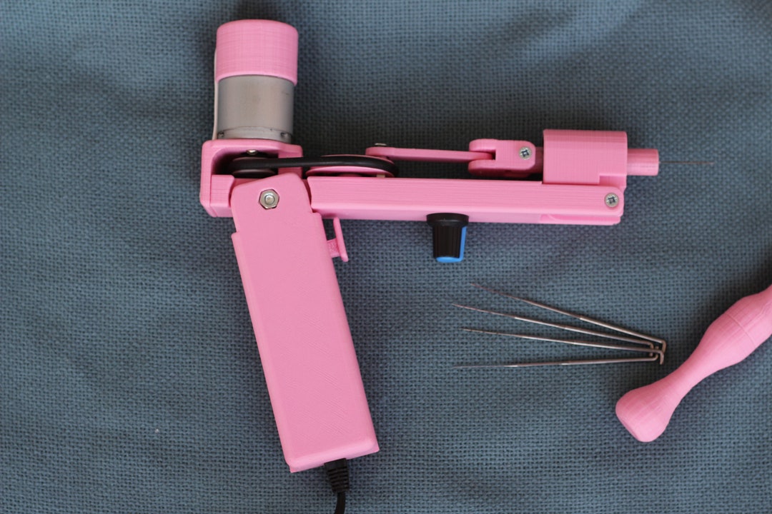 Device Electric Felting Machine With 1 - 5 Needles Speed Control + Gift ...