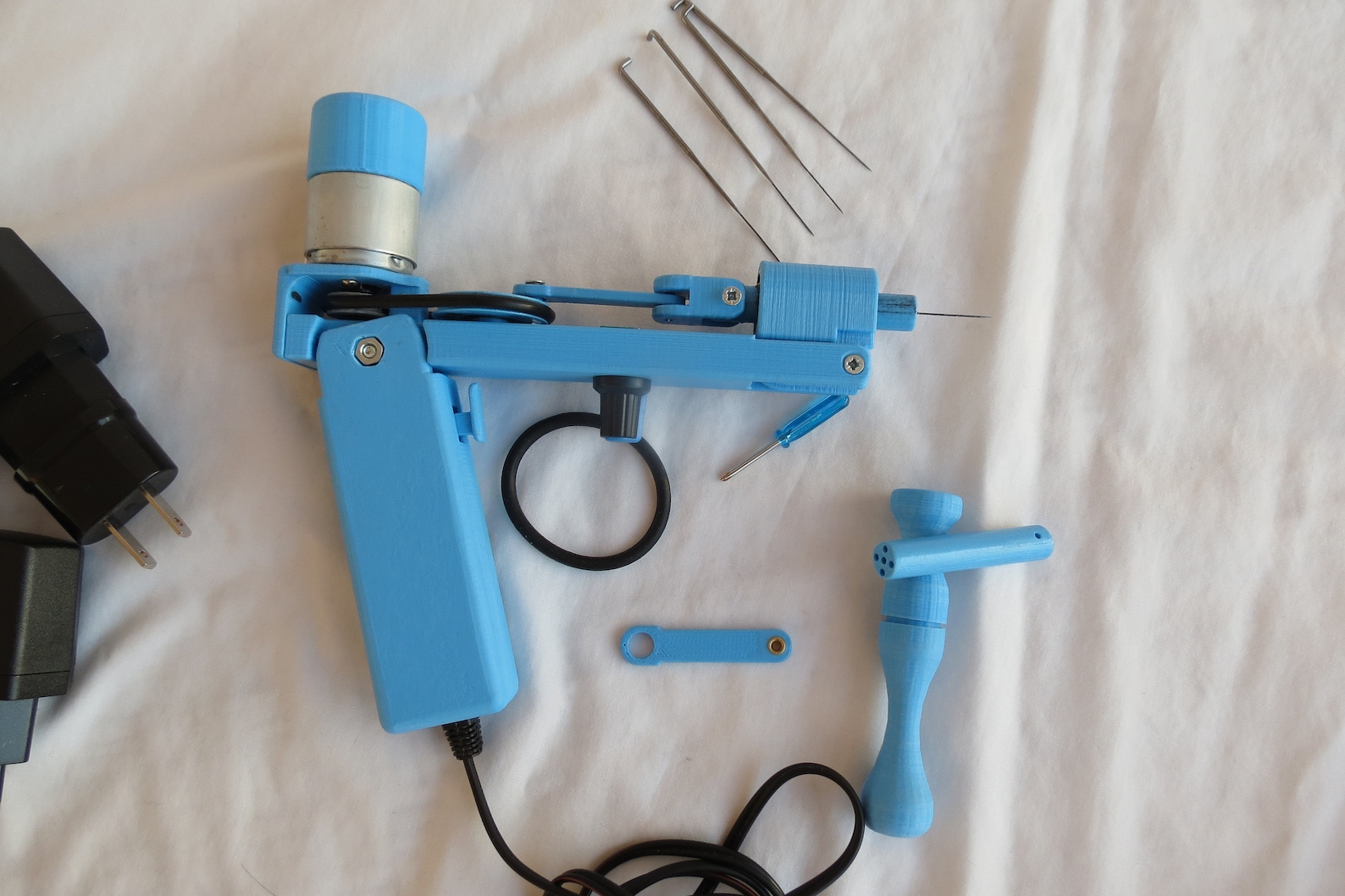 Device Electric Felting Machine With 1 - 5 Needles Speed Control + Gift ...