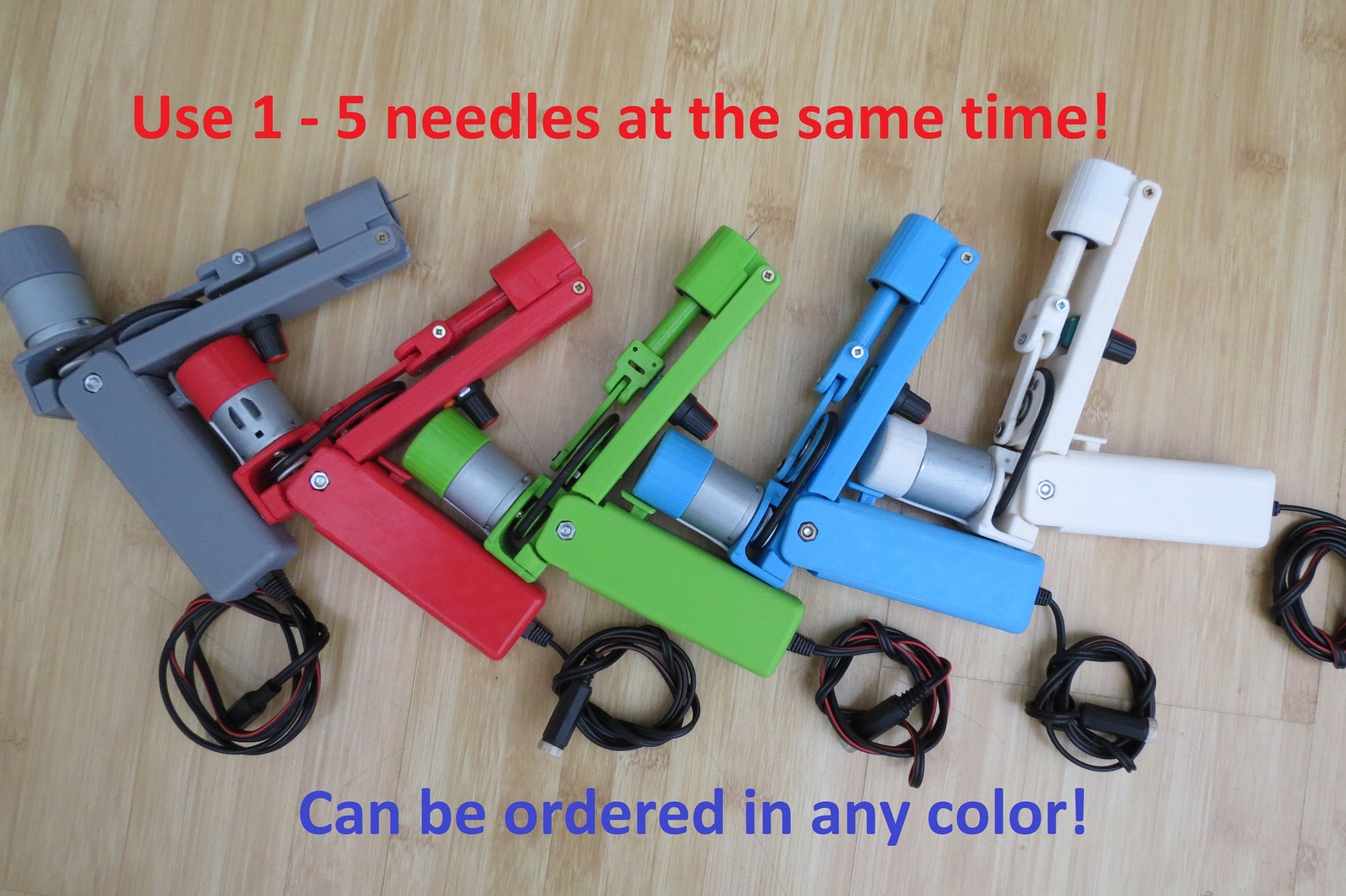 Device Electric Felting Machine With 1 - 5 Needles Speed Control + Gift ...