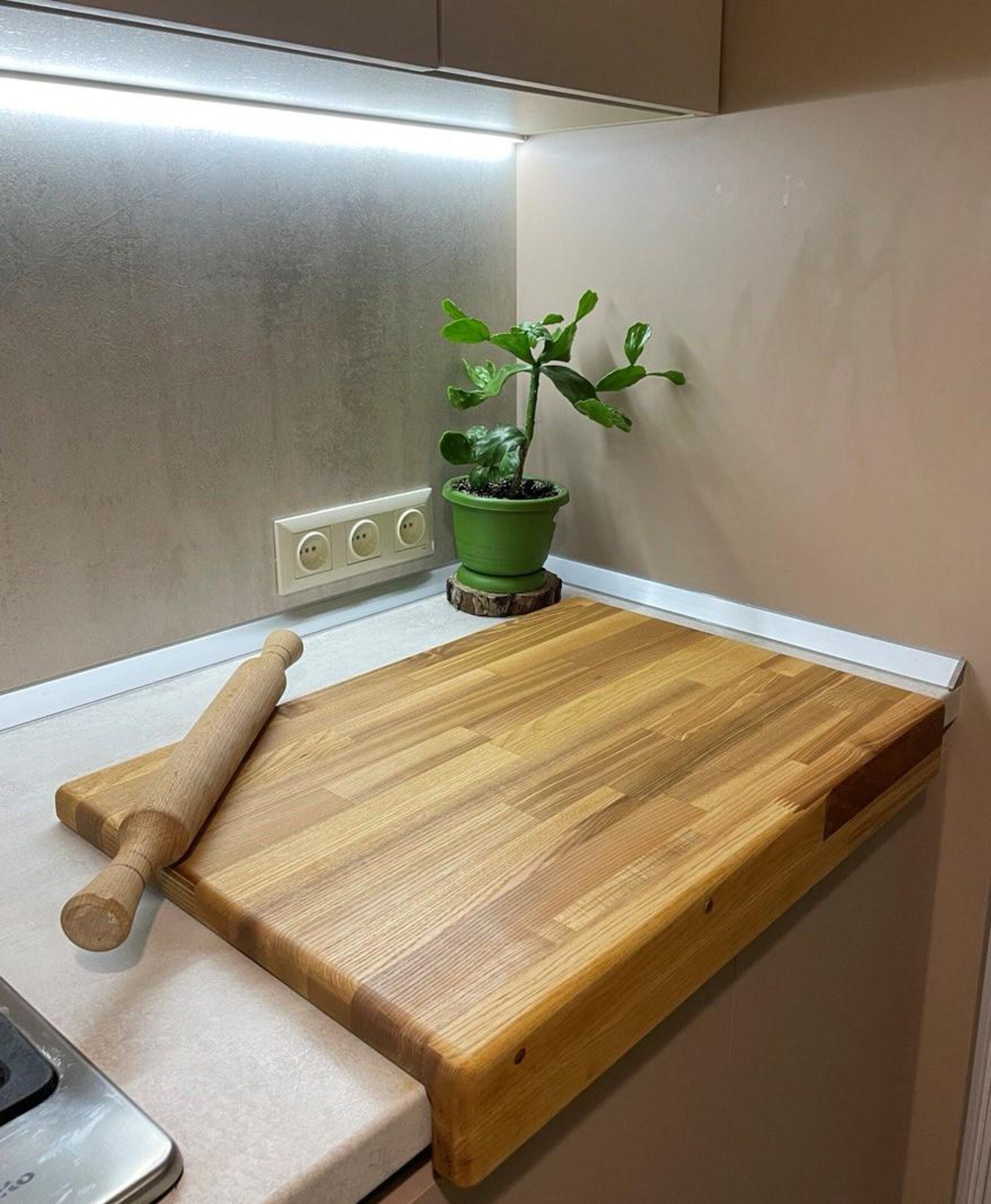 Any Size Pastry Board Dough Board Bread Making Wood Kneading Board ...