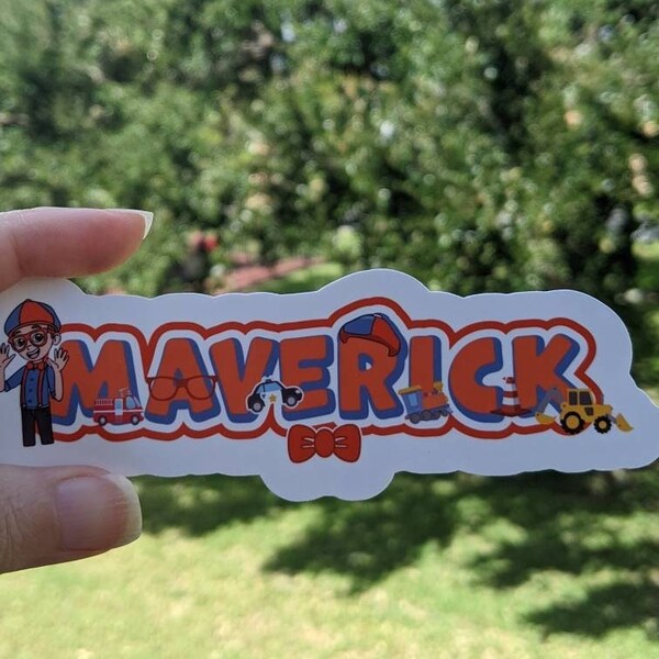Blippi Custom Stickers - Etsy