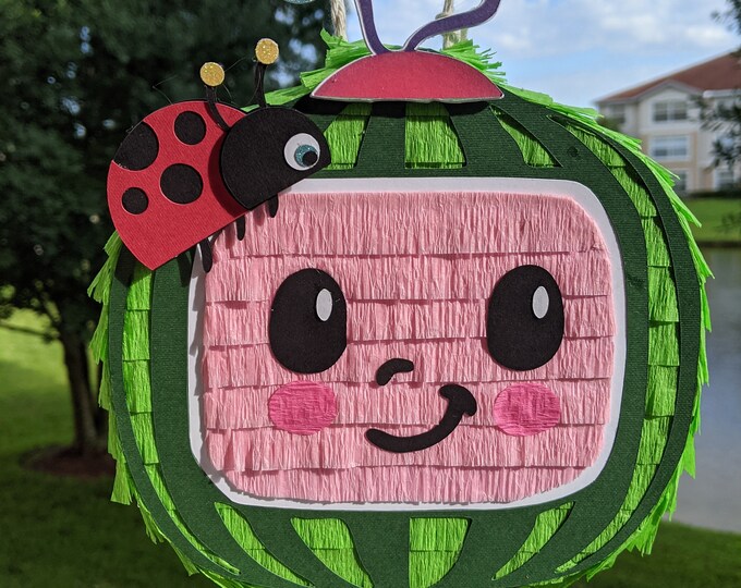Cocomelon Inspired Piñata, Cocomelon MINI Piñata, Cocomelon Banner ...