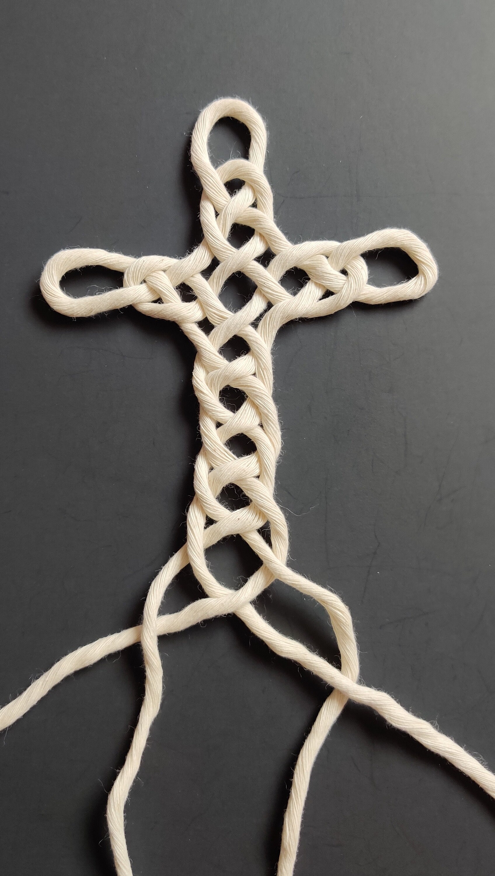 Macrame Celtic Cross Pattern PDF Digital Download - Etsy