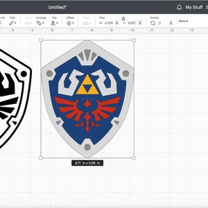 Legend of Zelda: Hylian Shield | Digital Files Only | Svg, Jpg, Png ...