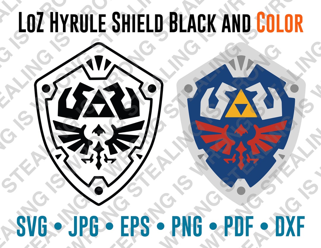 Legend of Zelda: Hylian Shield | Digital Files Only | Svg, Jpg, Png ...
