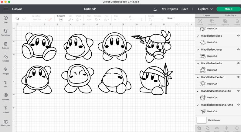 Kirby Collection: Waddle Dee | Digital Files Only | Svg, Jpg, Png, Eps ...