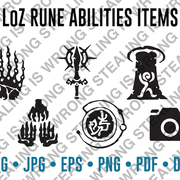 Zelda Icons Svg - Etsy