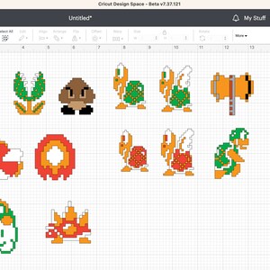 8 Bit Super Mario Collection Vol. 2 | Digital Files Only | Svg, Jpg ...