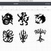 The Witcher Symbols | Digital Files Only | Svg, Jpg, Png, Eps, Pdf, Dxf ...