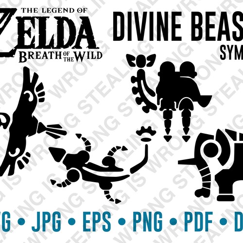 Design Bundle Legend of Zelda SVG PNG DXF Cut Files for - Etsy