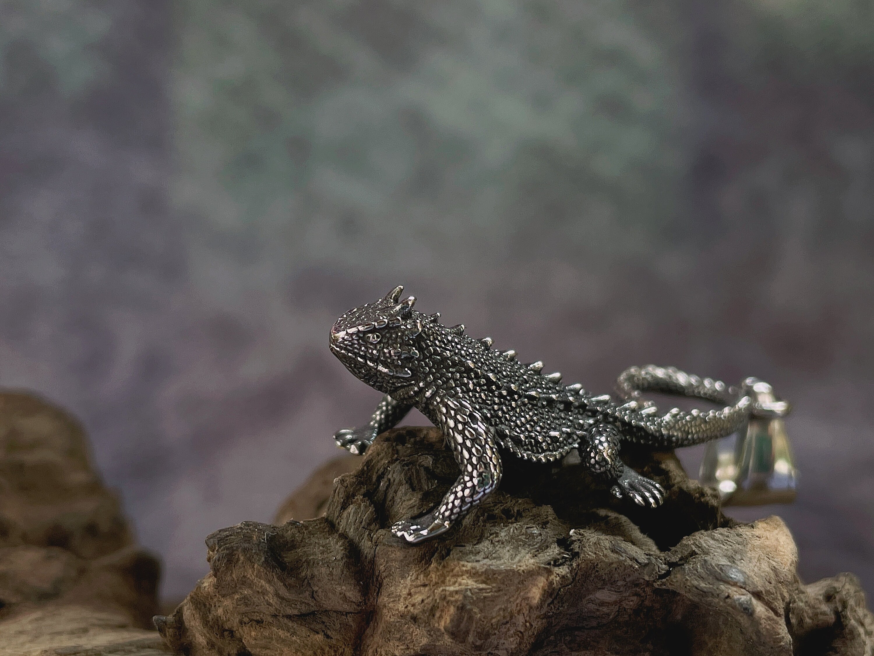 Lizard Necklace-detailed Lizard Pendant-chameleon - Etsy