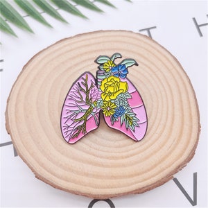 Anatomical Organ Pinspin Lapel Enamel Pinsocially Lapel - Etsy