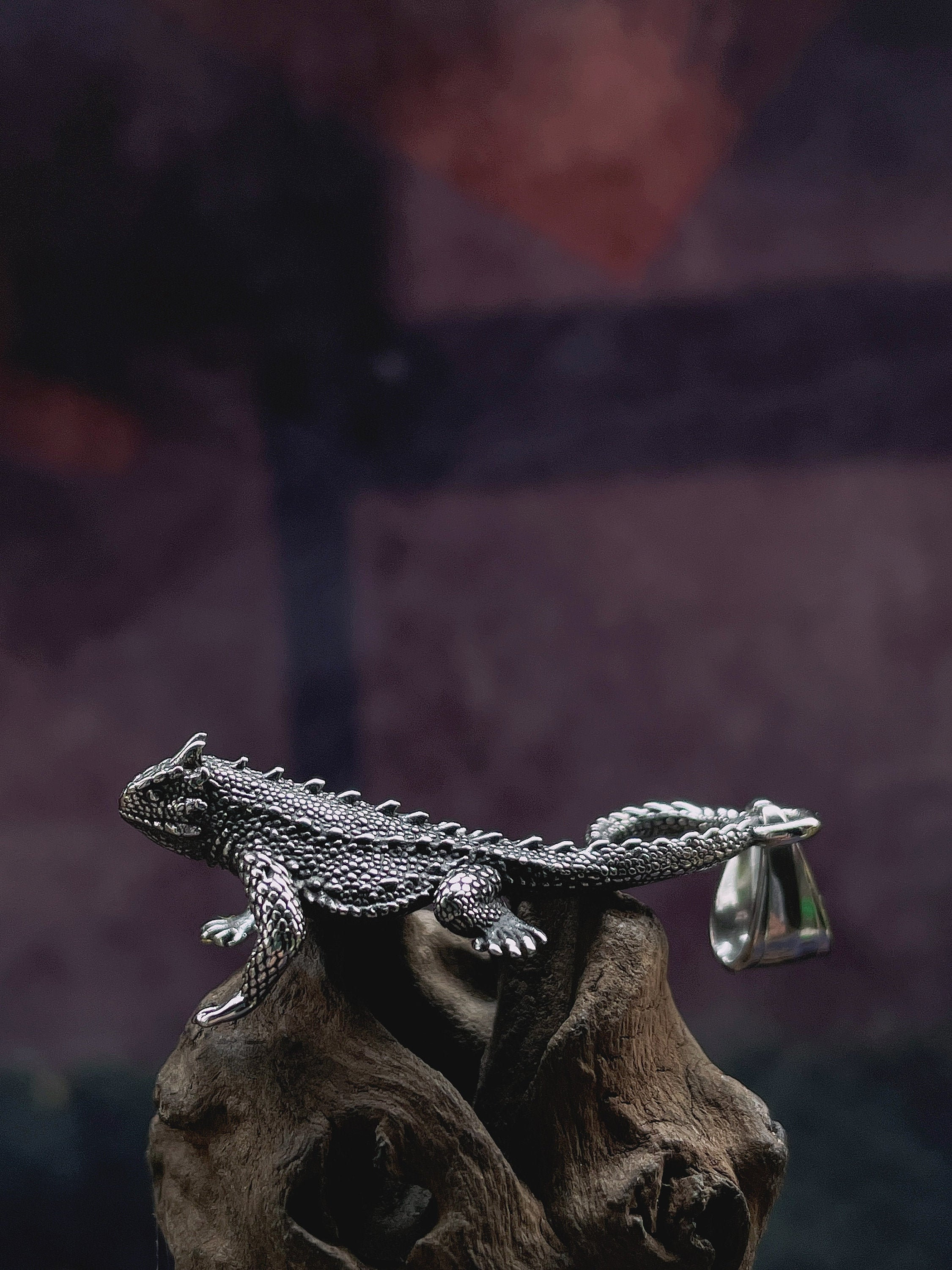Lizard Necklace-detailed Lizard Pendant-chameleon - Etsy