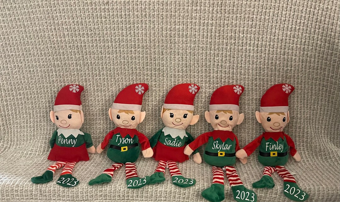 Customized Christmas Elves - Etsy