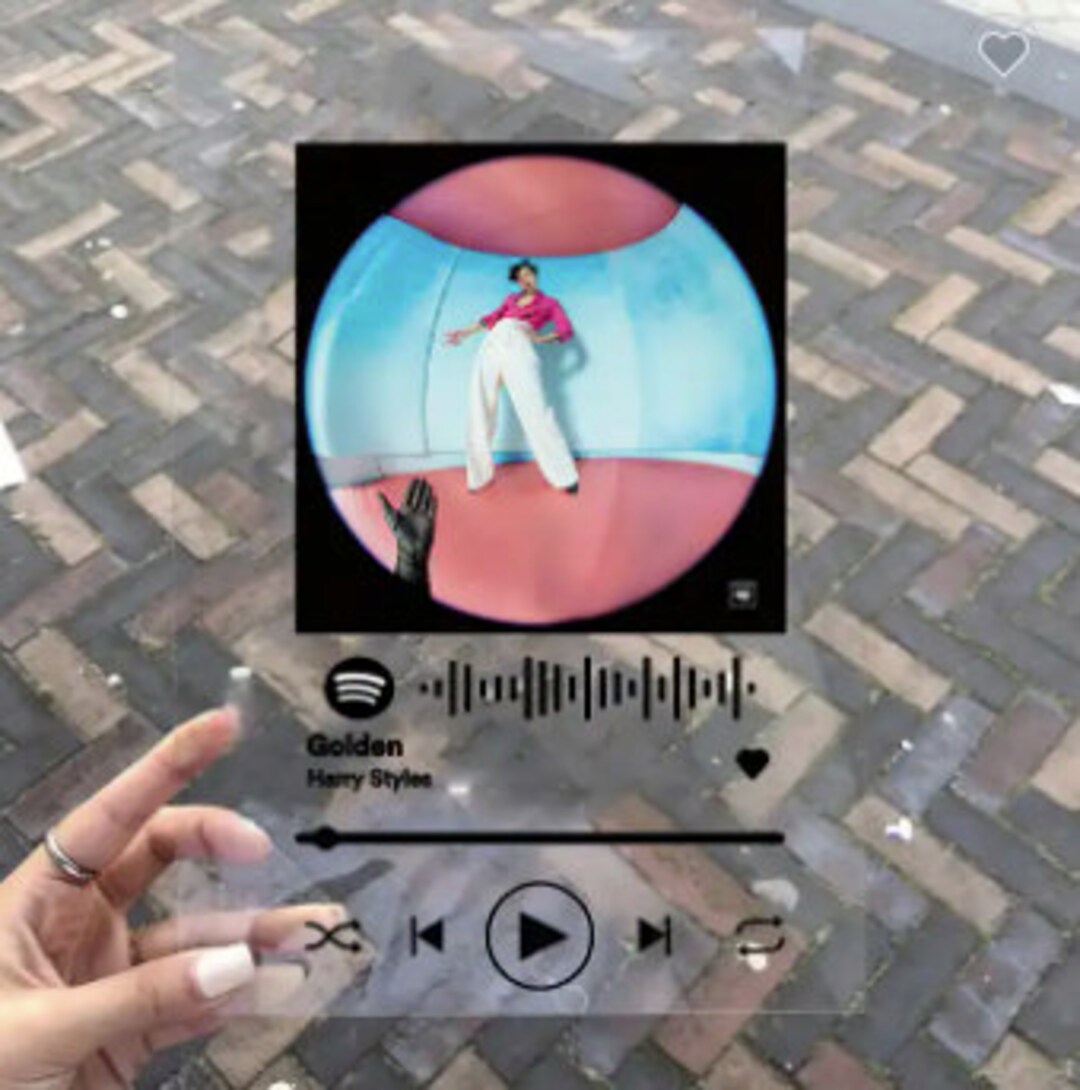 Custom Spotify Code Acrylic Music Board Spotify Glass Personal Photo ...