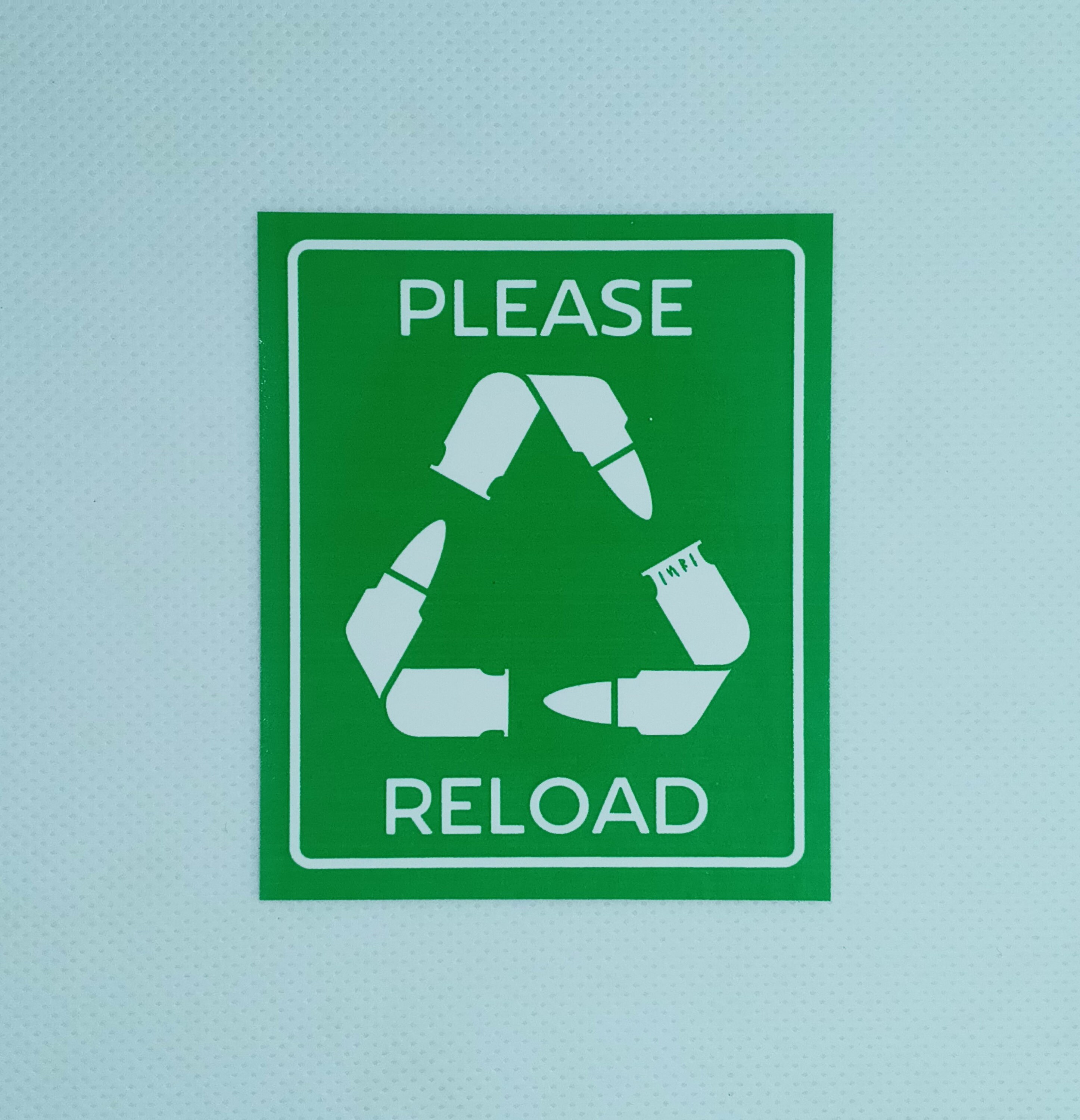 Please Reload - 2A Vinyl Sticker - Etsy