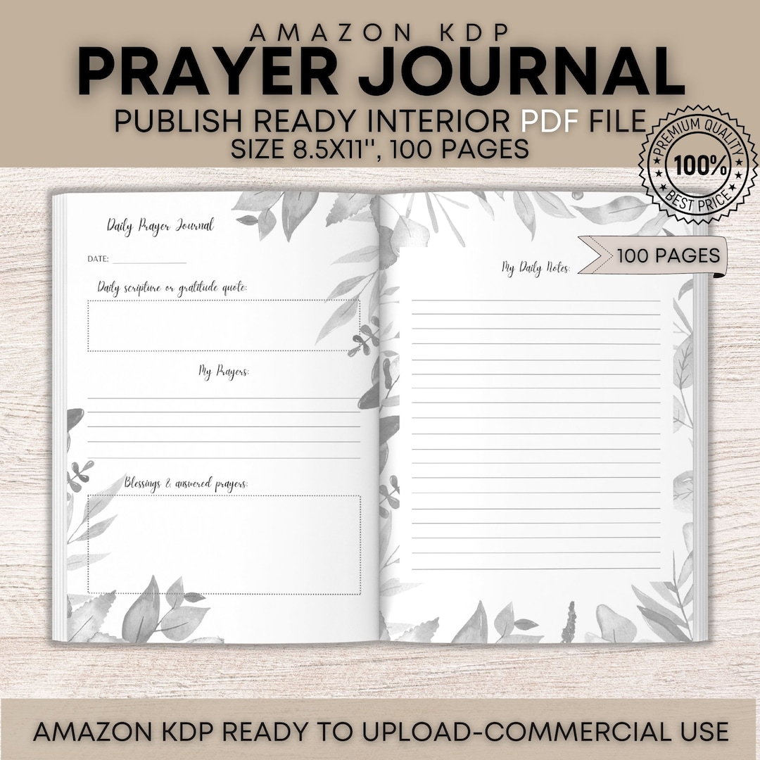 Prayer Journal Printable Pages