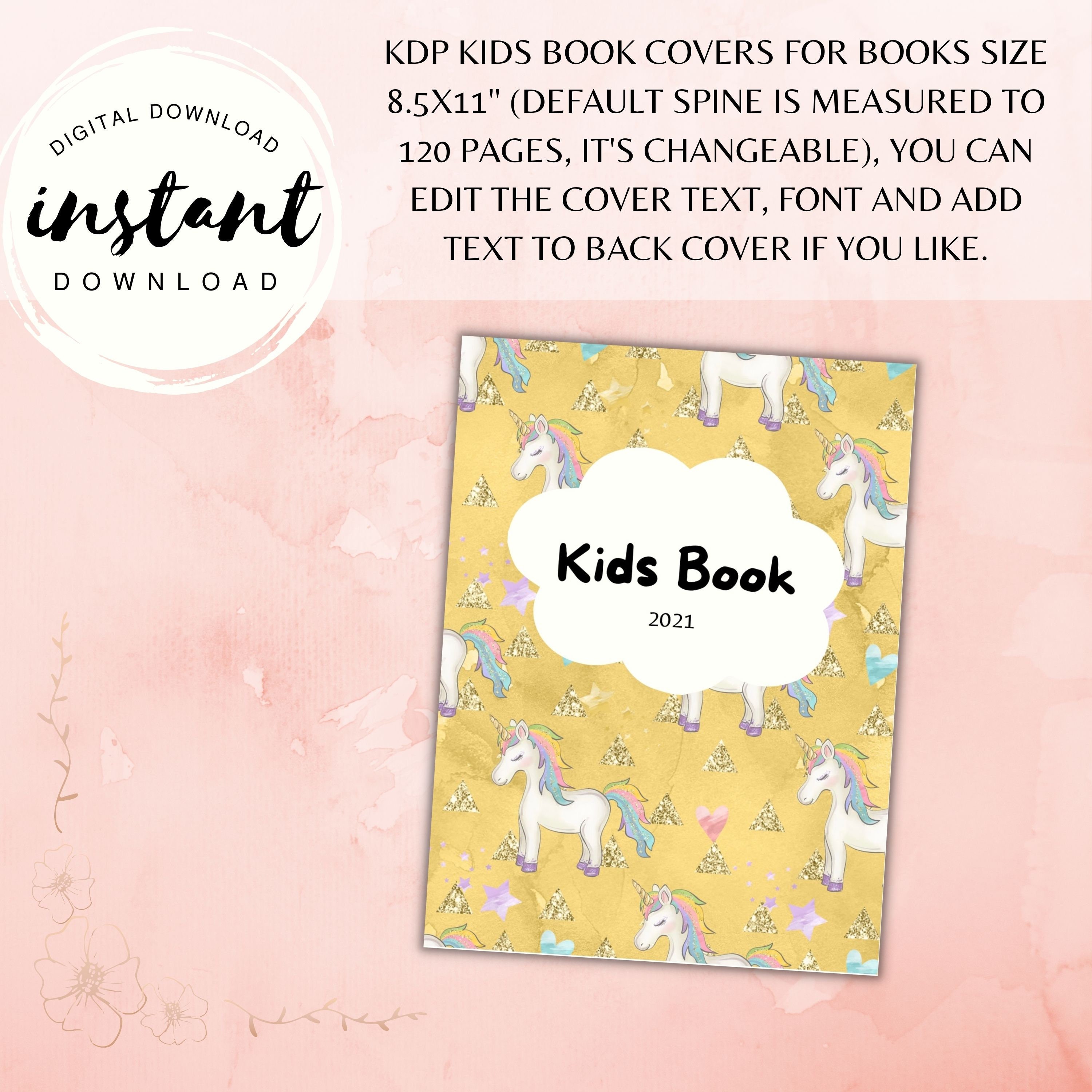 KDP Book Cover Bundle Kids Book, Children Book, Digital Book Cover ...