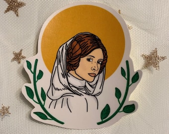 Princess Leia Sticker - Etsy